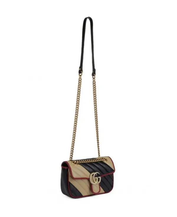 Gucci Gg Marmont Shoulder Bag - Green