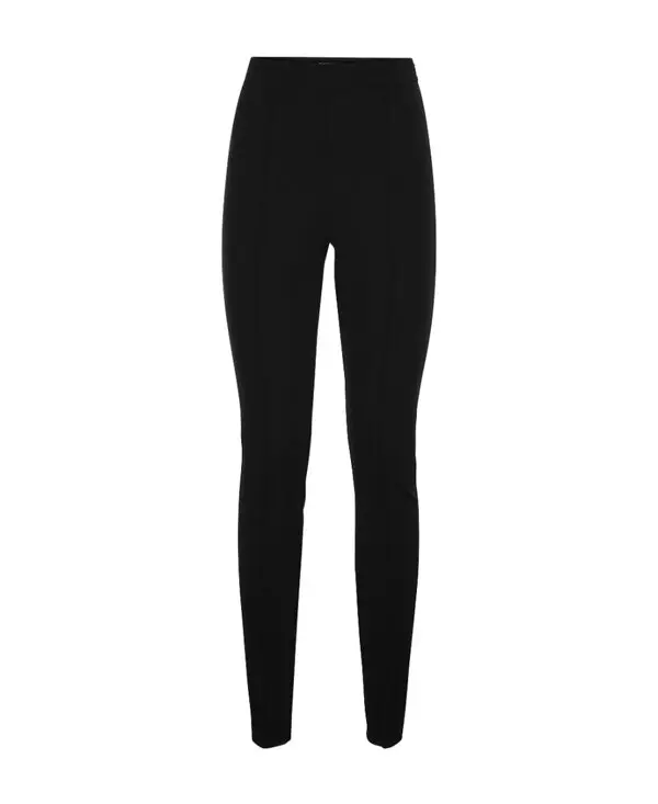 Max Mara High-waisted Slim-cut Trousers With Elastic Belt