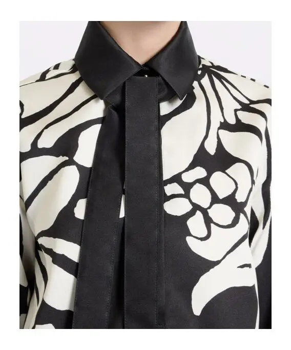 Elie Saab Printed Oversized Shirt