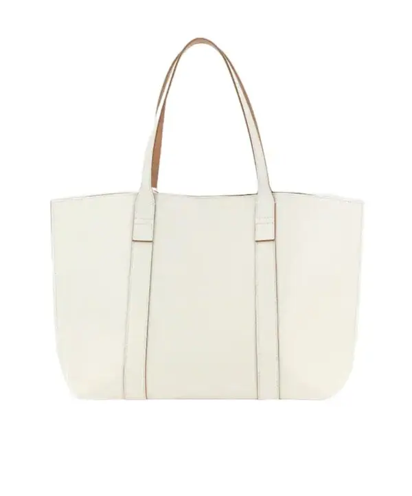 Hogan Hanging Accent Top Handle Bag - White