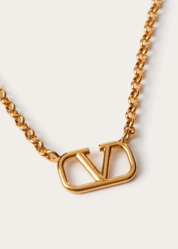 Valentino Garavani Vlogo Signature Chain Necklace