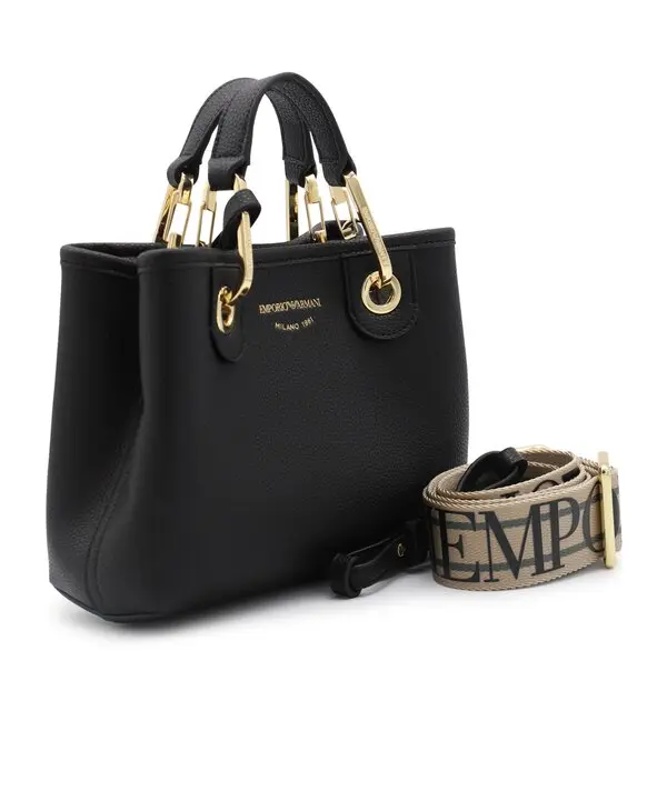 Emporio Armani Top Handle Shoulder Bag With Logo Detail