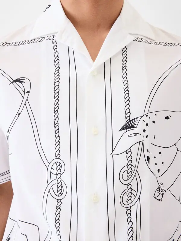 Jacquemus The Jean Short-sleeve Shirt - White