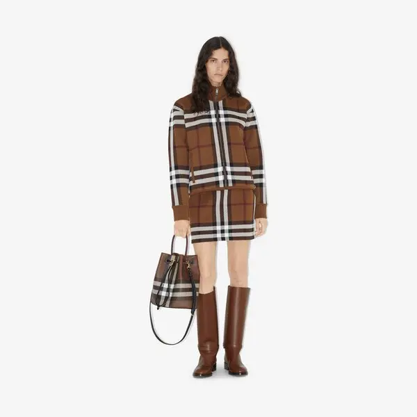 Burberry Vintage Check A-line Mini Skirt