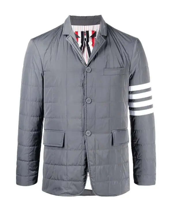 Thom Browne Padded Quilted 4-bar Blazer