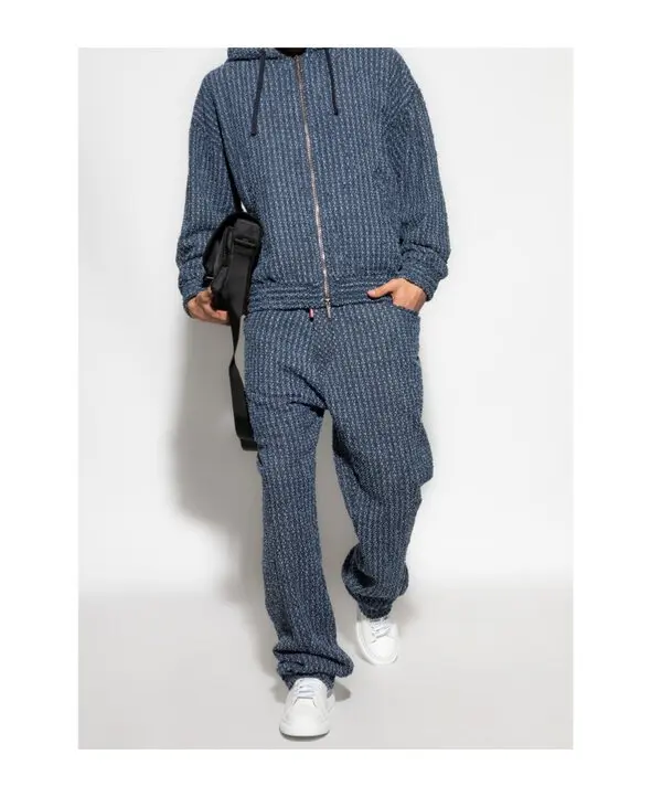 Dsquared2 Hooded Zip-up Jacket With Drawstring