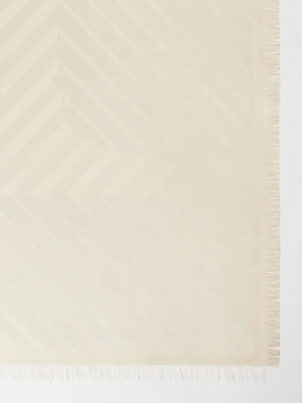 Max Mara Frayed Edge Scarf