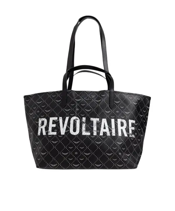 Zadig&Voltaire Logo Print Tote Bag - Black