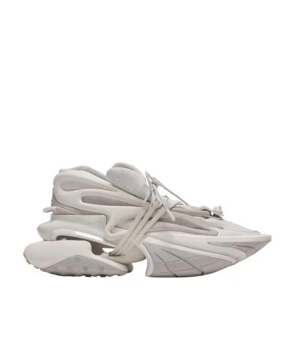 Balmain Unicorn Lace-up Sneakers - White