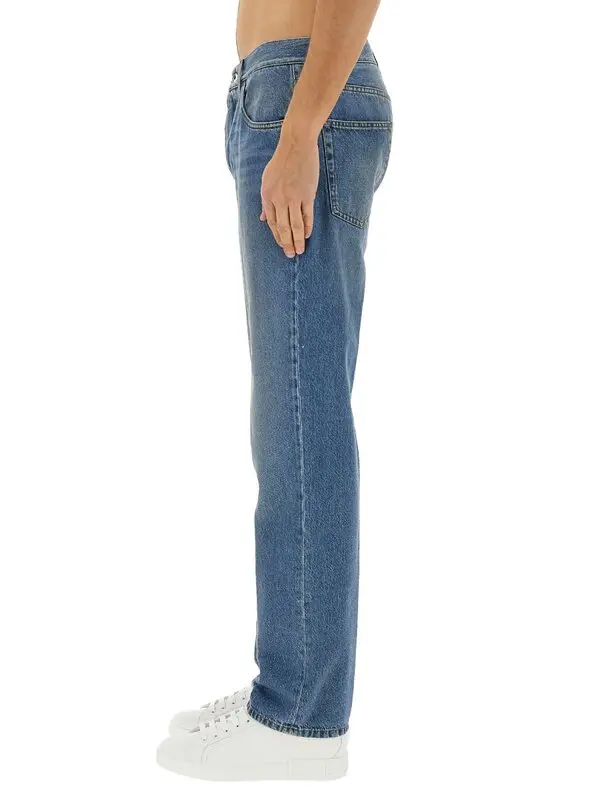 Dolce & Gabbana Logo Plaque Straight Leg Jeans