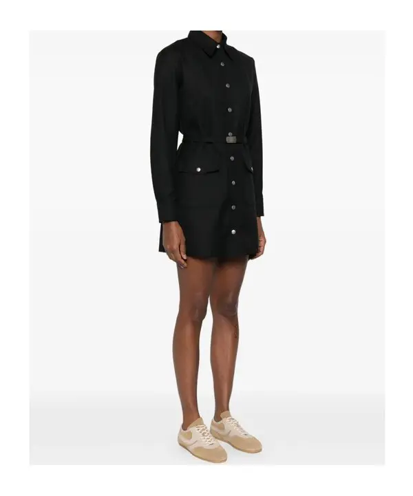 A.p.c. Belted Mini Shirt Dress