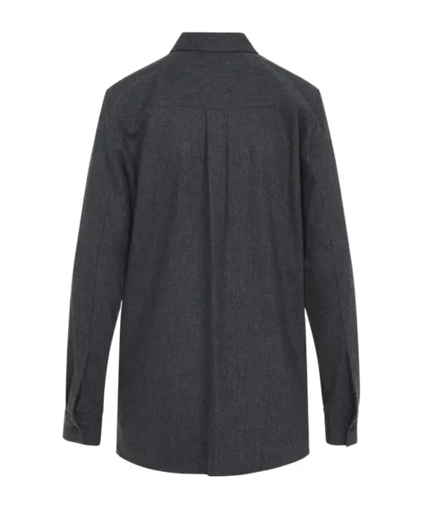 Khaite Long-sleeved Buttoned Shirt With Lapel Collar