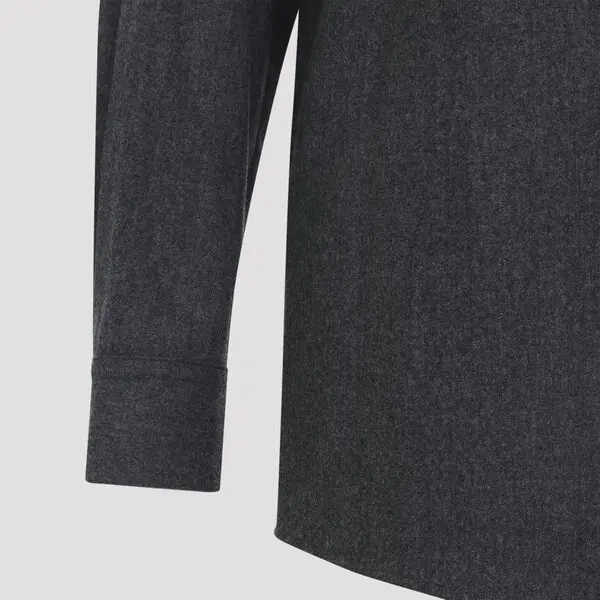 Khaite Long-sleeved Buttoned Shirt With Lapel Collar
