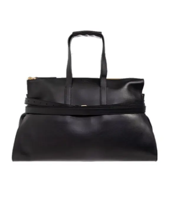 Moschino Belted Tote Bag - Black