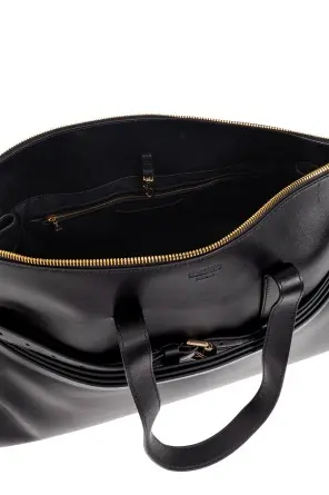 Moschino Tie Detailed Tote Bag - Black
