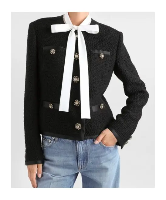 Dolce & Gabbana Cropped Single-breasted Tweed Jacket - Black