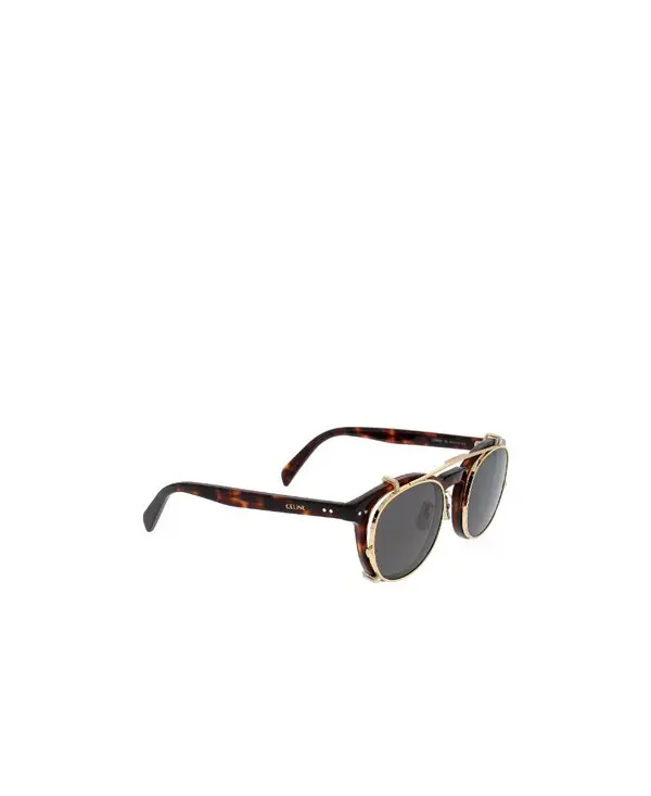 Celine Removable Lens Round Frame Sunglasses