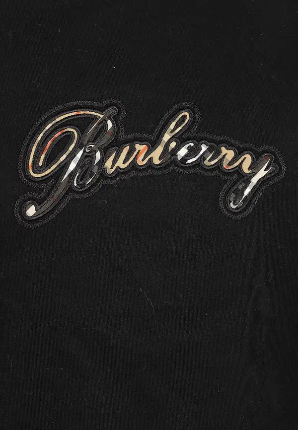Burberry Check Cursive Logo T-shirt