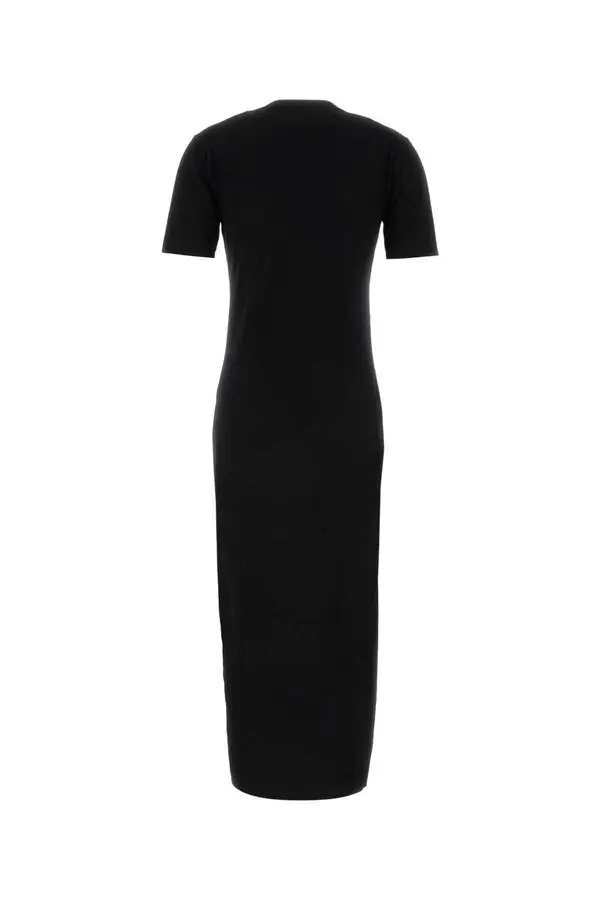 Saint Laurent Long Knitted Crewneck Dress