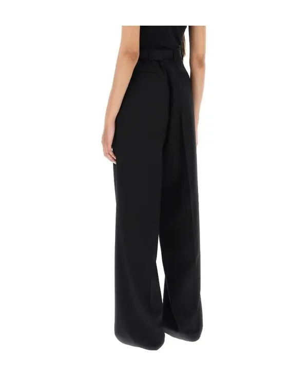 Miu Miu Belted Wool Trousers