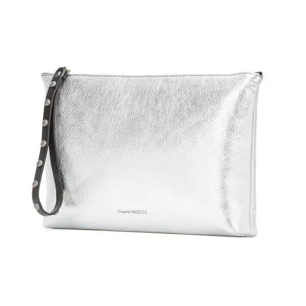 Alexander McQueen Riveted Wristlet