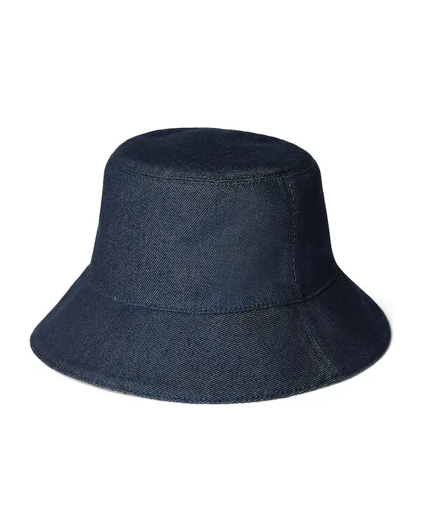 Gucci Logo Detailed Denim Bucket Hat
