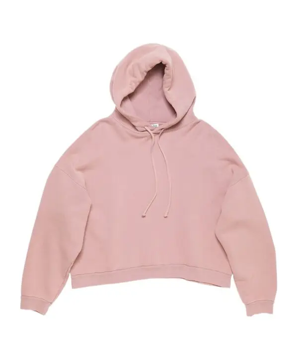 Acne Studios Drop-shoulder Hoodie With Rubber Patch