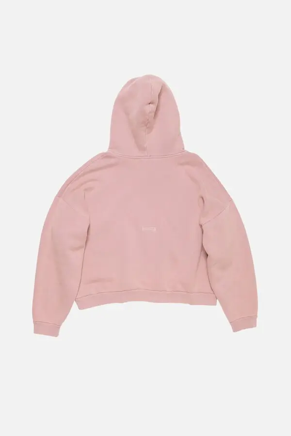 Acne Studios Drop-shoulder Hoodie With Rubber Patch