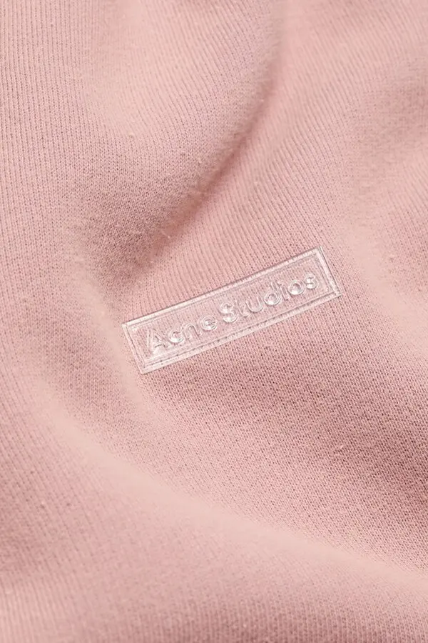 Acne Studios Drop-shoulder Hoodie With Rubber Patch