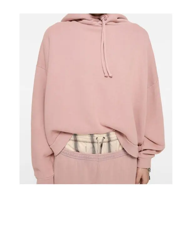 Acne Studios Drop-shoulder Hoodie With Rubber Patch
