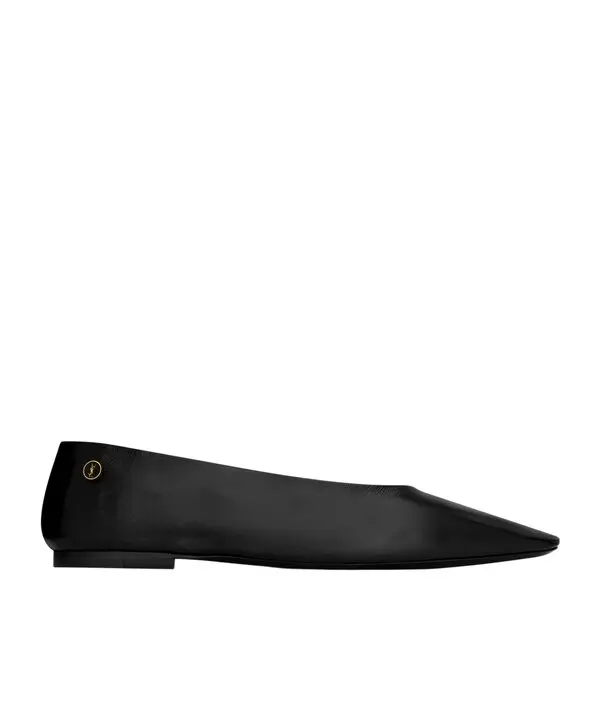 Saint Laurent Sao Pointed-toe Loafers - Black