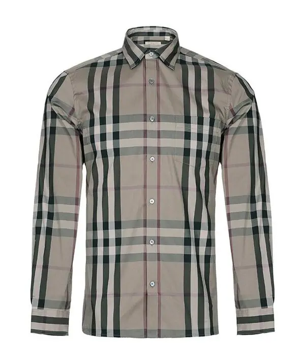 Burberry Buckle Plaid Shirt