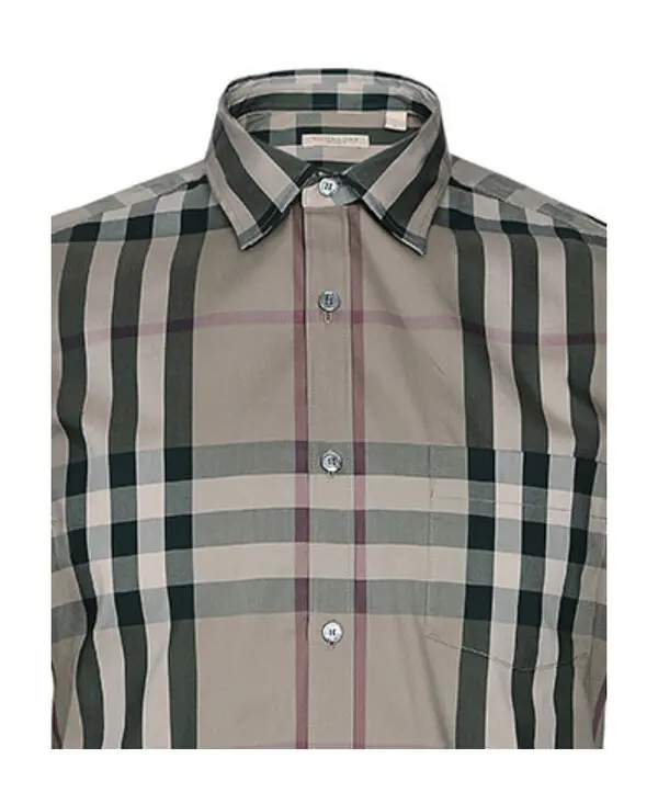 Burberry Buckle Plaid Shirt
