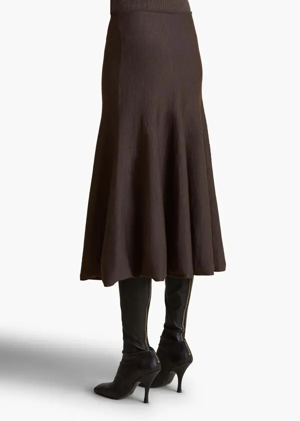 Khaite Mayu Knitted Skirt