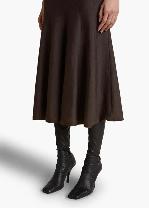 Khaite Mayu Knitted Skirt