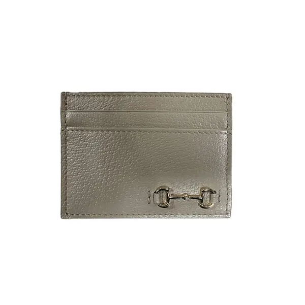 Gucci Square Card Holder - Gray
