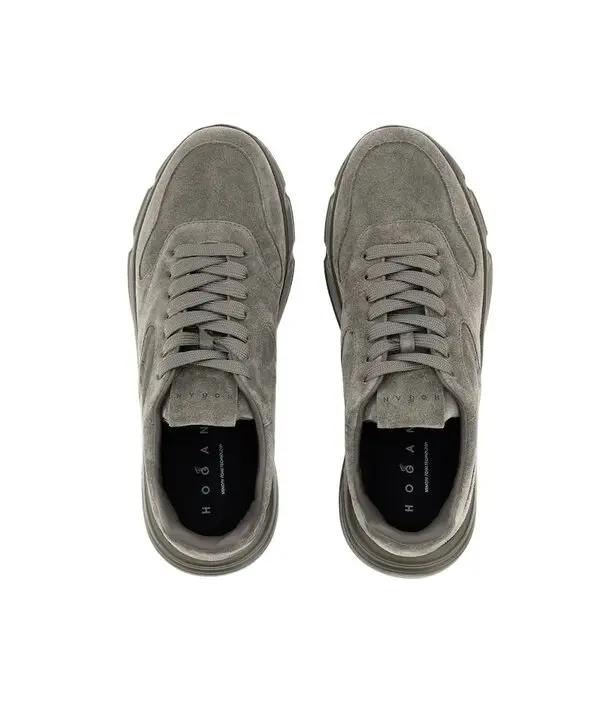 Hogan Hyperlight Suede Low-top Sneakers - Grey