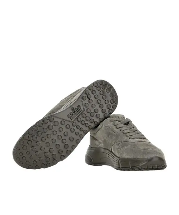 Hogan Hyperlight Suede Low-top Sneakers - Grey