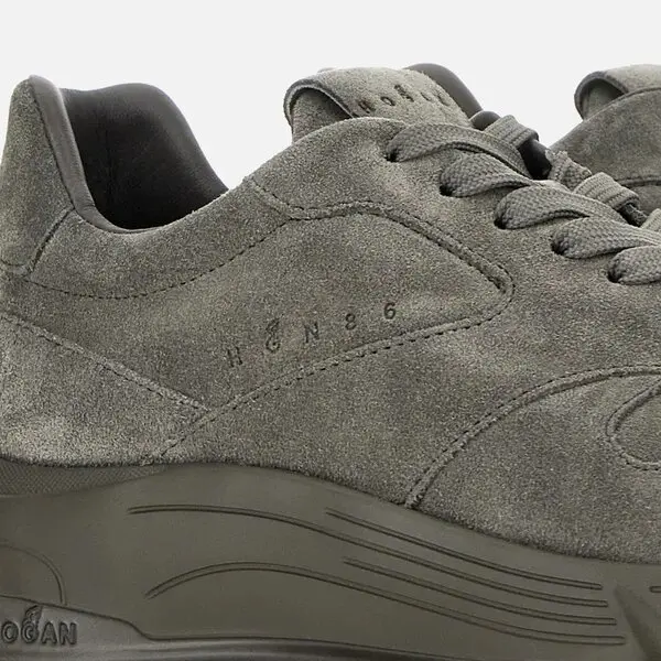 Hogan Hyperlight Suede Low-top Sneakers - Grey
