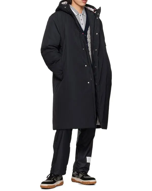 Thom Browne Long Sleeved Padded Hooded Coat