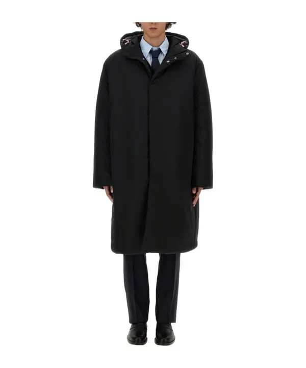 Thom Browne Long Sleeved Padded Hooded Coat