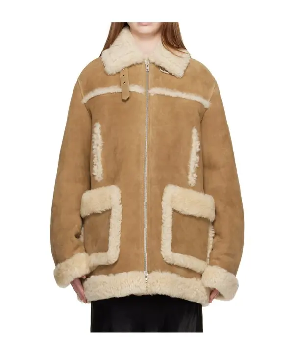 MAISON MARGIELA Shearling Caban Jacket