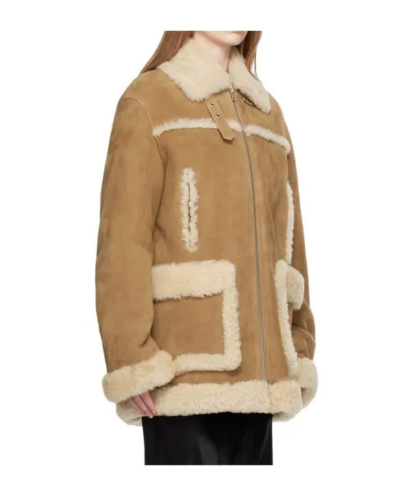 MAISON MARGIELA Shearling Caban Jacket