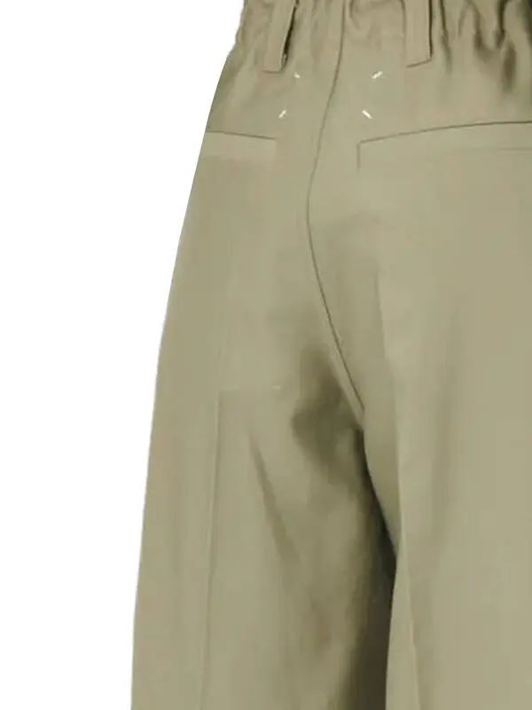 MAISON MARGIELA Wide-leg Pleated Trousers