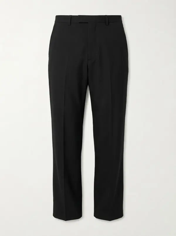 Gucci Twill Straight-leg Pants - Black