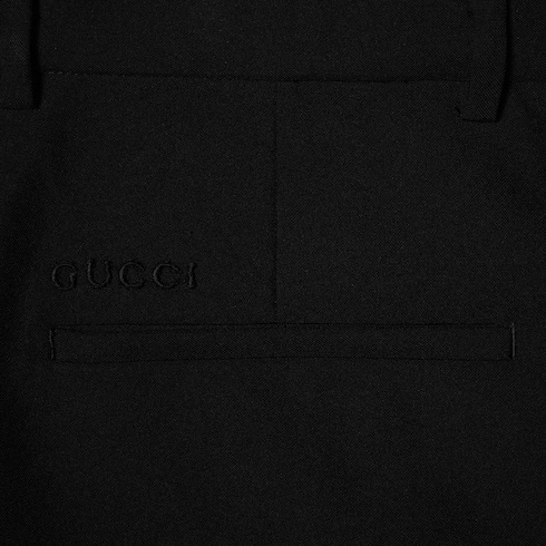 Gucci Twill Straight-leg Pants