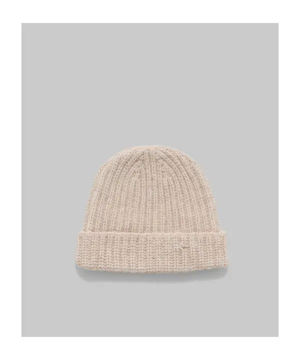 Marni Embroidered Ribbed Knit Beanie - Nude