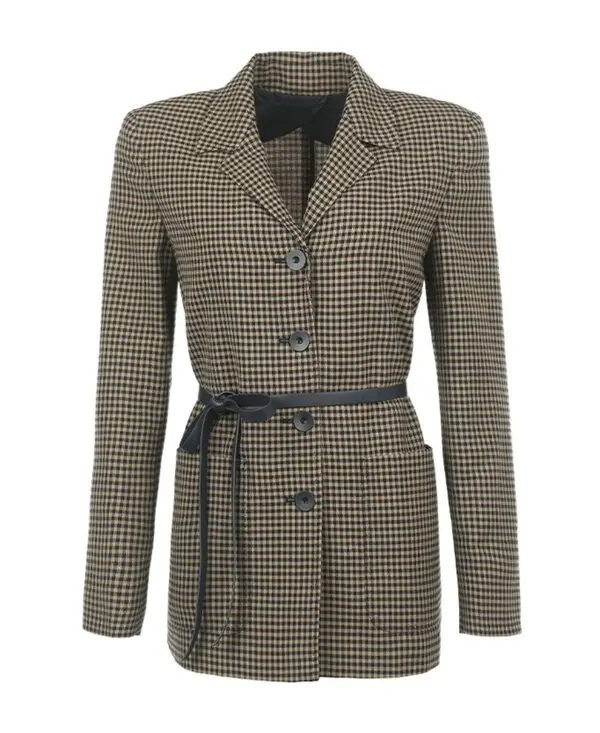 Max Mara Single-breasted Belted Blazer