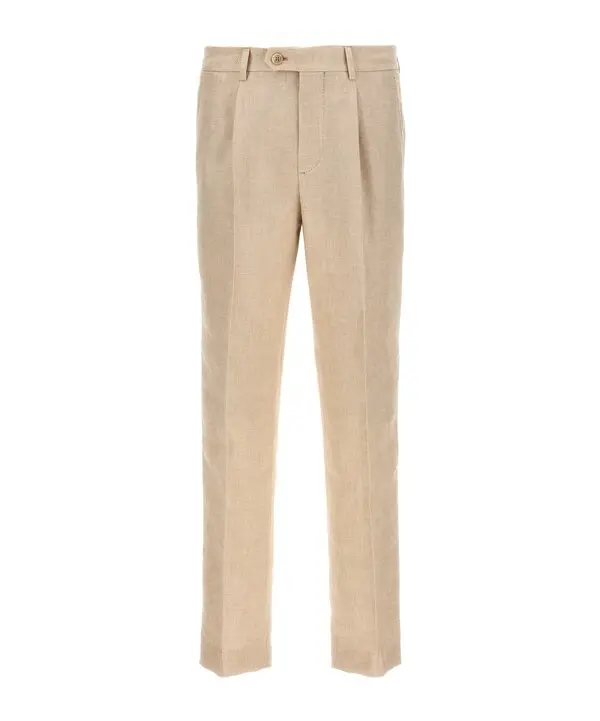 Brunello Cucinelli Tailored Pleated Trousers - Nude