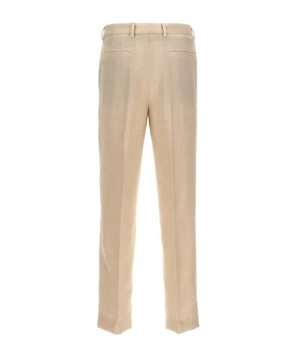 Brunello Cucinelli Tailored Pleated Trousers - Nude